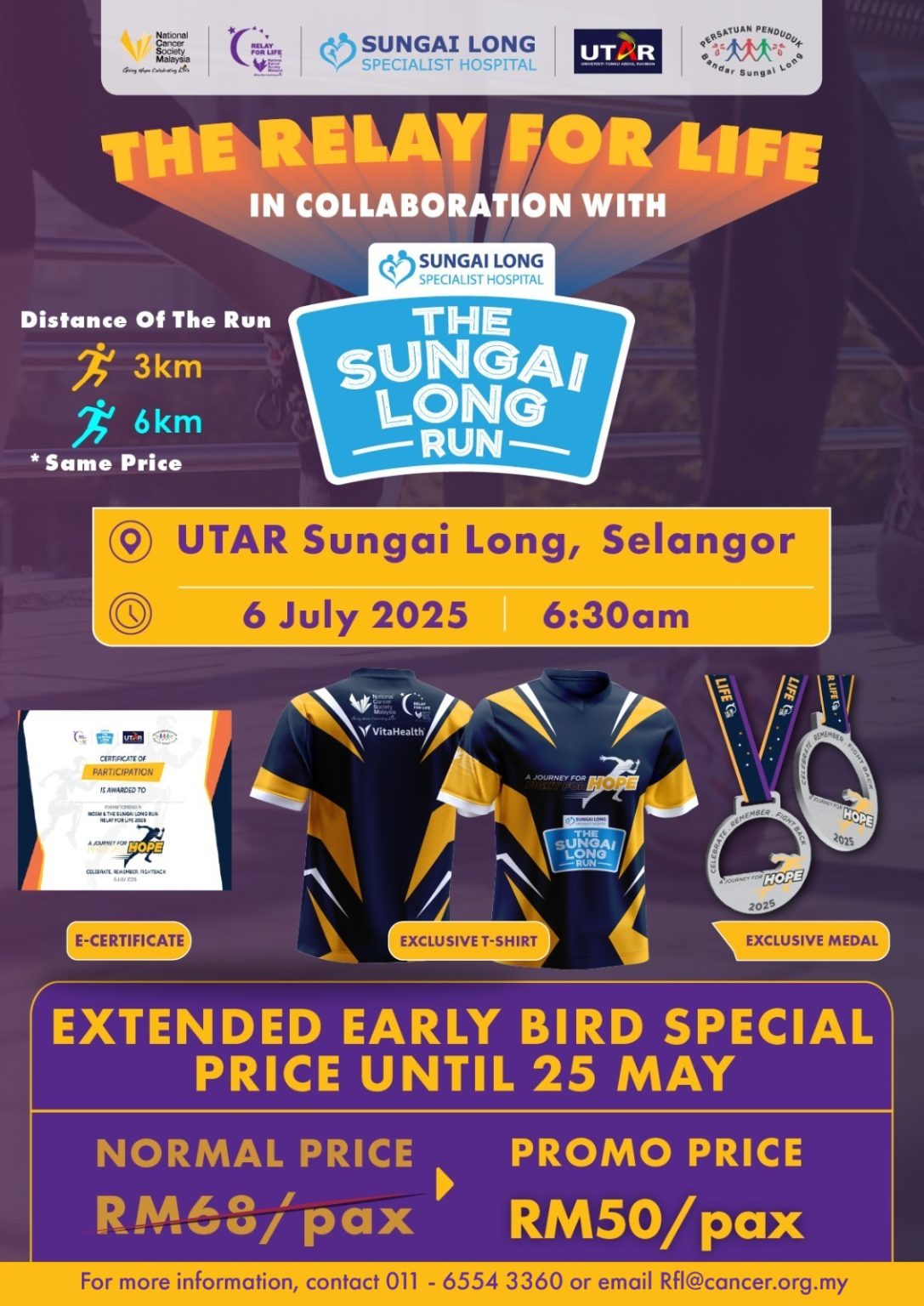 Limited Offer – [NCSM & The Sungai Long Run – Relay For Life Selangor ...