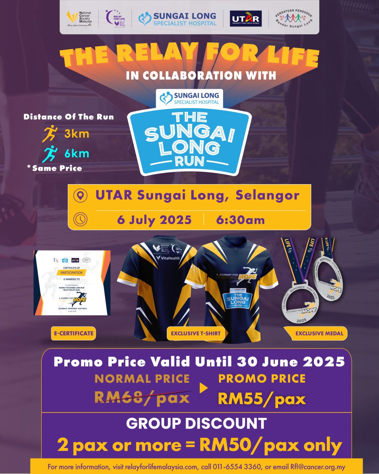 Promo till 30 June 2025 – [NCSM & The Sungai Long Run – Relay For Life ...